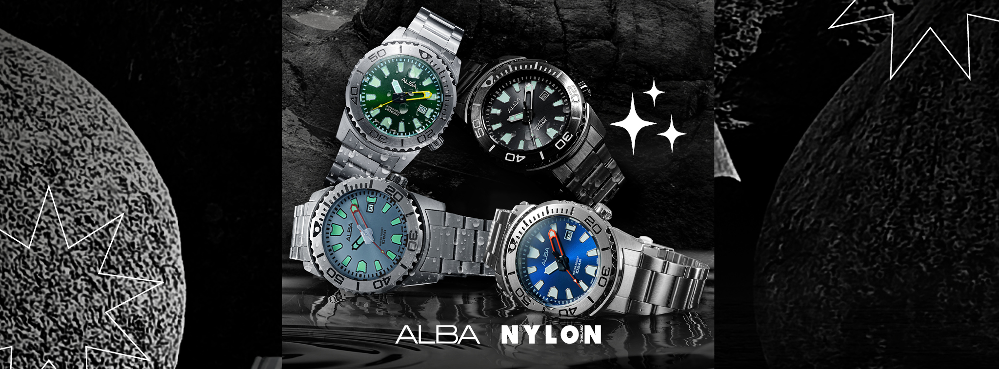 ALBA MINI MONSTER นาฬิกาที่จับสัตว์ประหลาดใต้ท้องทะเลมาเป็นความคูลบน ...